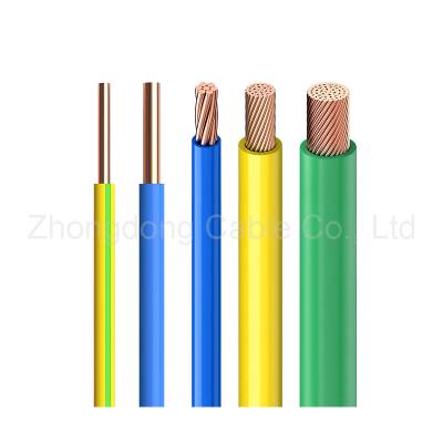 China BVR Copper Conductor Electrical Cable 0.75-6mm² PVC Insulated Tinned Copper Wires with OEM Logo for sale