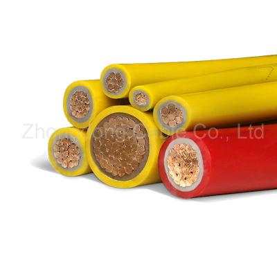 China YC YCW 450V 750V Rubber Insulated Copper Cable 6 AWG to 4/0 Low Voltage Welding Wire for sale