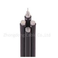 China Aluminum Conductor ABC Service Drop Cable 4 AWG to 795 kcmil with 1767-29925 lbs Strength for South America for sale