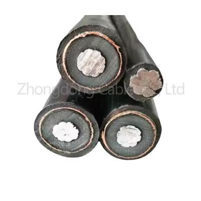 China Medium Voltage Aerial Bundled Cable ABC Cable 6.35/11kV Screened MV ABC Cable to IEC 60502 for sale
