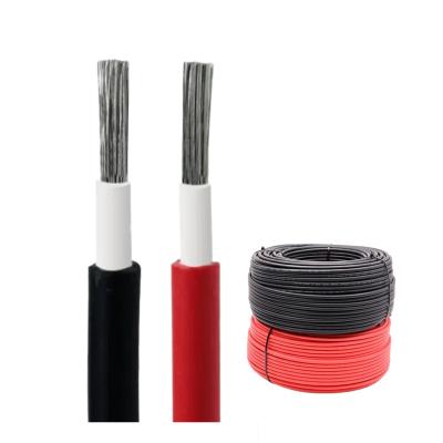 China DC Solar Cable H1z2z2-k 6mm2 4mm2 1500v Flame Retardant Sheath for Solar Panel for sale