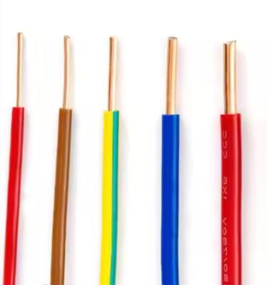 China H05V-R PVC Insulated Building Wire 450/750V with 0.75-400mm² Cross Section Range DIN VDE 0281-3 Certified for sale