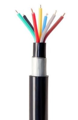 China STA Control Cable KVV22 450/750V Copper Conductor PVC Insulation Steel Tape Armoured 2-10mm² for sale