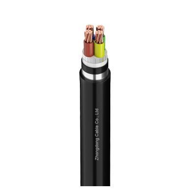 China Flame Retardant Low Voltage Cable 4 Core 0.6/1kV CU/XLPE/ STA/PVC Industrial Cable for sale