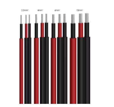 China H1Z2Z2-K Photovoltaic Solar DC Cable 1.5-240mm² 1500V with Tinned Copper Conductors for sale
