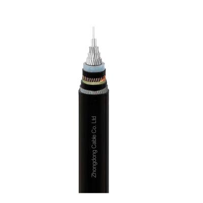 China 11kV ATA Aluminum Wire Armored Electrical Cable Single Core AL/XLPE/AWA/CWS/PVC-FR-LS Cable for sale