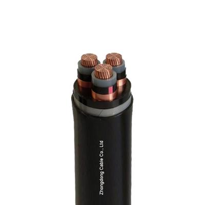 China Fire Protection LSZH Cable Three Core MV 8.7/15kV XLPE Insulated Steel Tape Armored PVC Sheathed Cable for sale