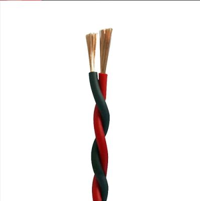 China RVS Flexible Twisted Electrical Wire 4 6 10 mm PVC 2 Cores Twisted Pair Cable for sale