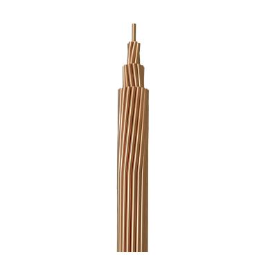 China High Strength Stranded Bare Copper Conductor for 110KV Overhead Line Transmission and Distribution for sale