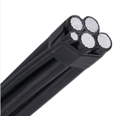 China 5 Core Aerial Bundled ABC Cable with Corrosion Resistant and 15/35kV Rated Voltage for Overhead Power Distribution for sale