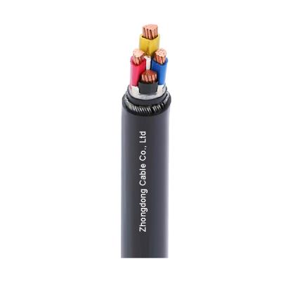 China Flame Retardant Armoured Power Cable CU/XLPE/AWA/SWA/PE for Power Transmission for sale