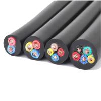 China OEM Logo Rubber Power Cable 5G2.5 Copper Industrial Low Voltage Submersible Rubber Cable for sale
