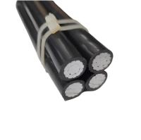 China Aluminum Aerial Bundled Cable  XLPE Insulated Self-supporting 2-5Core 0.6/1kV Overhead ABC Cable Wire for sale