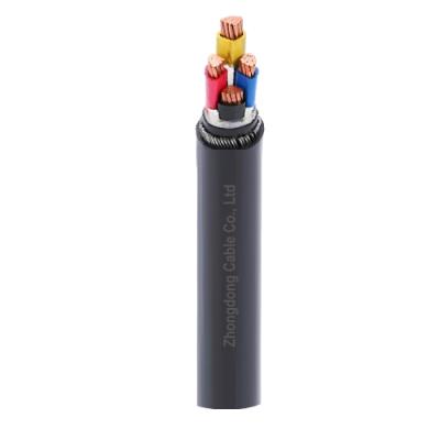 China Armoured Fire Resistant Cable 3+1 Core Cu/XLPE/PVC/SWA/PVC for Underground Application for sale