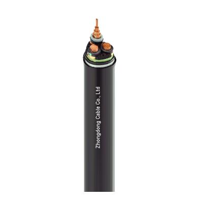 China 26/35kV Xlpe Insulated  Swa Armoured  Medium Voltage Pure 3x240mm2 Copper Underground Power Cable for sale