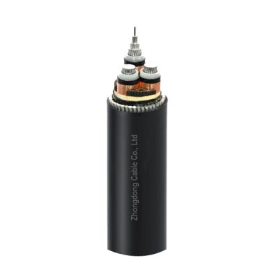 China Underground Medium Voltage 11kv 15kv 22kv 70mm-400 Sqmm Aluminium Armoured Power Cable for sale