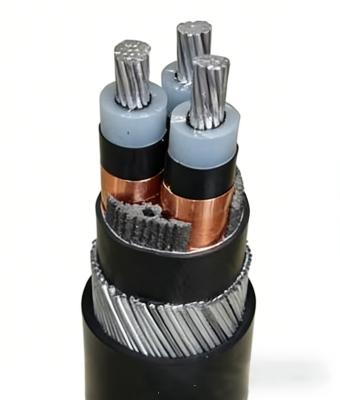 China MV AWA Armoured Electrical Cable 3.6/6kV～26/35kV AL/XLPE/AWA/ SWA/LSZH Customized Length for sale