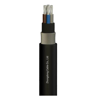 China Aluminium Conductor XLPE SWA LSZH IEC 60502-1 0.6/1kV Cable NA2XRH for sale