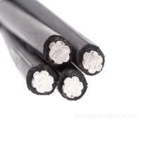 China NF C 33-209 Certified Aerial Bundled Cable XLPE Insulated 0.6/1kV 3x150+1x95 for sale