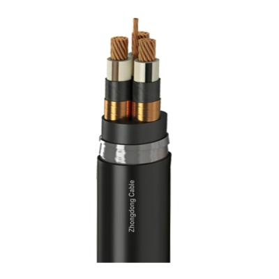 China 6/10kV Double GST Armoured Cable 3X70mm2+1X10mm2 VEVBbShv for Mine Networks for sale