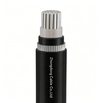 China AWA Armoured Cable 0.6/1kV AL/XLPE/AWA/PVC Single Core Aluminium Power Cable for sale