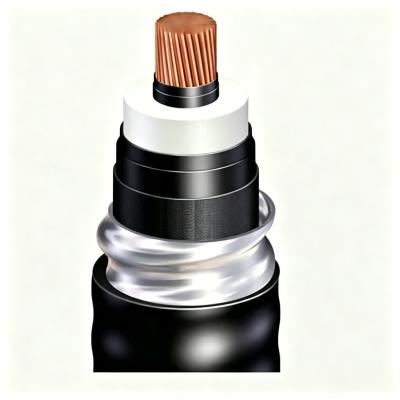 China 110kV XLPE Insulated 630mm² Copper Cable with Welded Corrugated Aluminum Sheath for sale