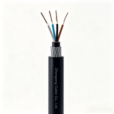 China 4 Core SWA Armoured Electrical Cable 0.6/1kV IEC 60502 Steel Wire Armor for Underground Power Distribution for sale