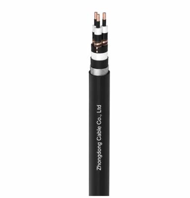 China 26/35kV Fire Resistant Armoured Power Cable CU/XLPE/CWS/STA/PVC Three Core for sale