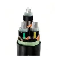 China 8.7/15kV Aluminum Conductor Power Cable AL/XLPE/CTS/PVC for MV Distribution Systems for sale