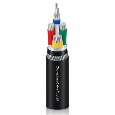 China 4x300mm2 SWA Armoured Cable Steel Wire Armour Direct Burial Power Cable 0.6/1kV IEC 60502-1 for sale