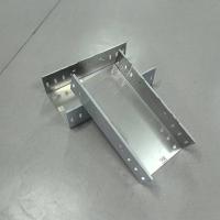 China Customized Sheet Metal Cable Tray Silver For Organized Cable Management 50mm-1000mm for sale