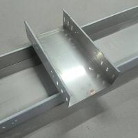 China Customized Sheet Metal Cable Tray Silver For Organized Cable Management 50mm-1000mm for sale