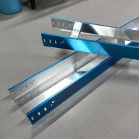 China Conductive Aluminum Ladder Cable Tray Silver For Lightweight And Durable Industrial for sale