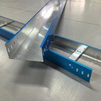 China Conductive Aluminum Ladder Cable Tray Silver For Lightweight And Durable Industrial for sale