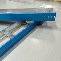 China Silver Aluminum Ventilated Trough Cable Tray Indoor / Outdoor Cable Management for sale