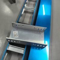 China Silver Aluminum Ventilated Trough Cable Tray Indoor / Outdoor Cable Management for sale