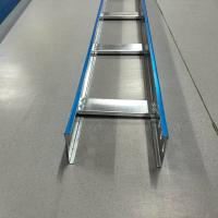 China 50mm-150mm Aluminum Ladder Tray Non Flammable Fire Resistance Width 100mm-1000mm for sale
