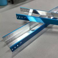 China High Corrosion Resistance Trough Type Cable Tray Silver Aluminum Alloy  For Industrial for sale