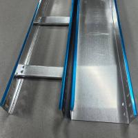 China 50mm-150mm Aluminum Ladder Tray Non Flammable Fire Resistance Width 100mm-1000mm for sale