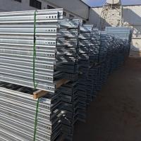 China Width 100mm Cable Tray Silver For Fire Resistance Requirement Electrical Cable Trough for sale