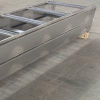 China Width 100mm Cable Tray Silver For Fire Resistance Requirement Electrical Cable Trough for sale
