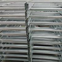 China Galvanized Ladder Type Cable Tray  Low Maintenance And Wall Mounted Installation Method for sale