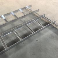 China Ladder Rung Galvanised Steel Trough Type Cable Tray 3m-6m Length For Industrial And Heavy Duty for sale