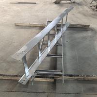China Indoor Outdoor Ladder Type Cable Tray Trough With High Flexibility And Galvanized Protective Coating for sale