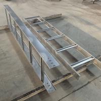 China Fire Resistance Ladder Type Cable Tray Wall Mounted Cable Tray With Galvanized Finish And Solution for sale