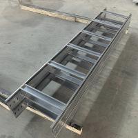 China Indoor Outdoor Ladder Type Cable Tray With High Corrosion Resistance 50mm-200mm Height for sale