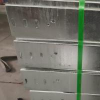 China 1.0mm-2.5mm Thickness Zinc Dip Treated Cable Support Tray With Hot Dip Zinc Plating Benefit for sale