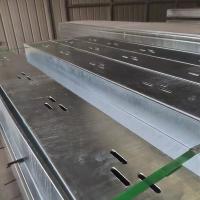 China 25mm-150mm Hot Dip Galvanized Steel Cable Tray Wall Mount Installation 3m-6m Length for sale