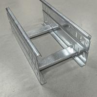 China Silver Galvanised Steel Cable Tray 50mm-1000mm For Indoor And Outdoor for sale