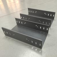 China Medium Duty Galvanised Steel Trunking Slotted With Fire Resistance Perforated Metal Cable Tray for sale